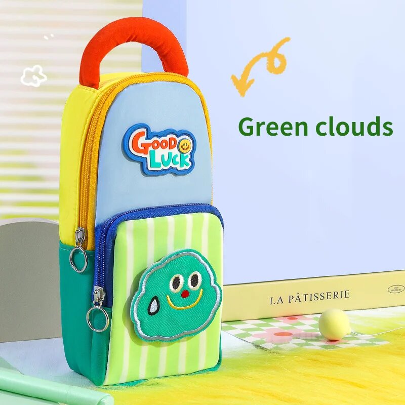 Пенал-сумка CHUYI 8155, зеленый, Green Cloud