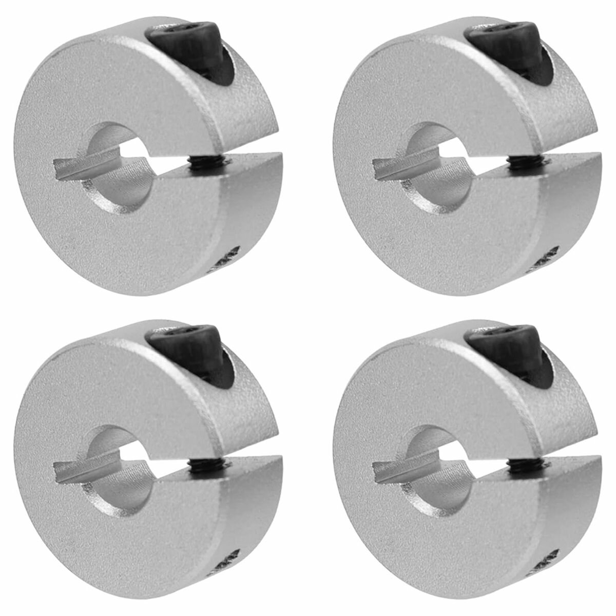 4 Шт. 1/4-Дюймовые Одинарные Разъемные Зажимные Кольца Вала