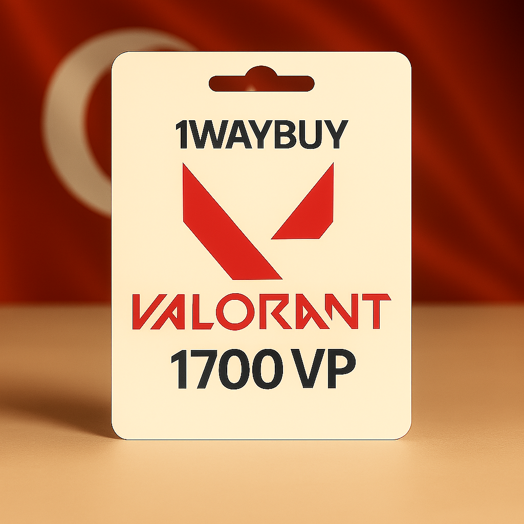 Подарочная карта Valorant 1700 VP, Турция, Гифт код и пополнение счета онлайн Points