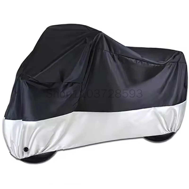 Чехол для мотоцикла Wuyang Honda NWF125 без ушей-наружная защита всего тела, водонепроницаемый пылезащитный солнцезащитный крем, аксессуары для мотоциклов Black Silver