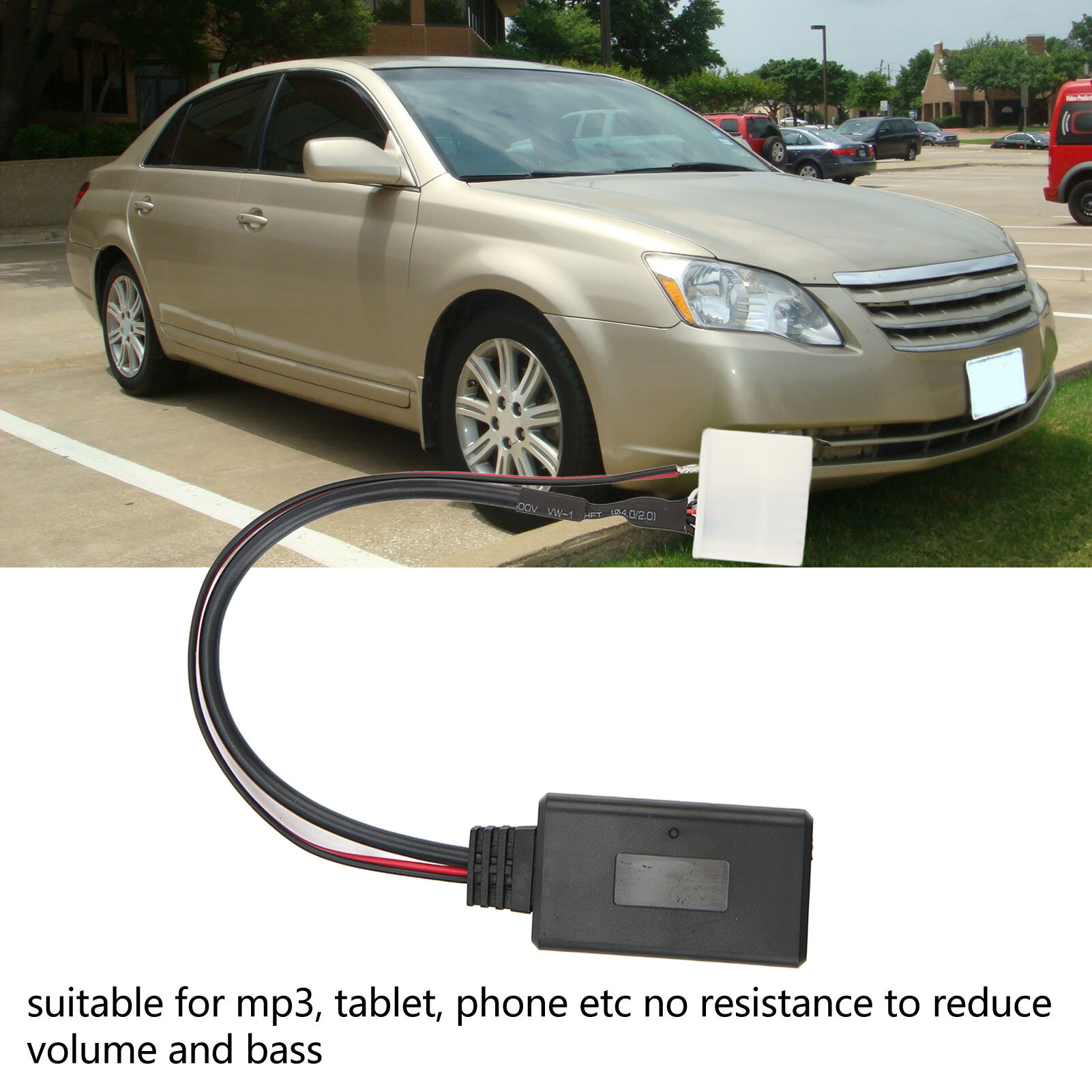 Адаптер кабеля AUX Bluetooth 5.0 для CD-чейнджера автостерео: 4Runner, Avalon, Camry, Corolla, FJ Cruiser, Highlander