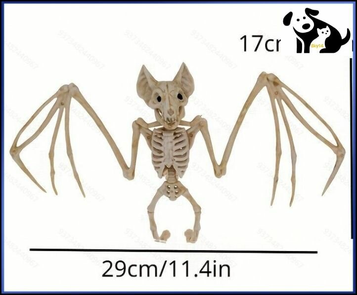 Эксклюзивная имитация скелета летучей мыши для Хэллоуина