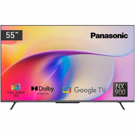 Телевизор Panasonic TH-55NX900R, 120Hz, Google TV, 4K Ultra HD, Quantum Dot, черный