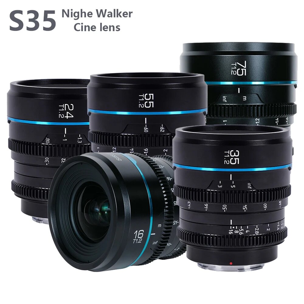 SIRUI Night Walker 35 мм объектив черный 24 35 55mm, Канон РФ