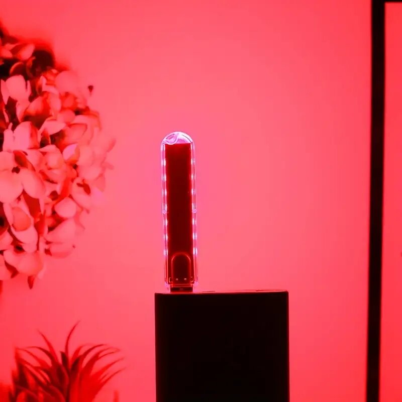 8-светодиодная ночная лампа фиолетового цвета 8LED-red