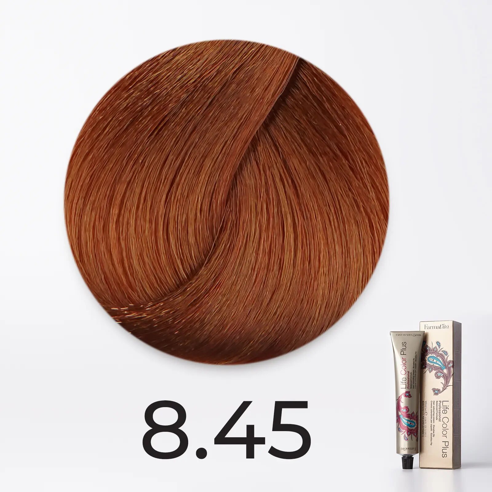 FarmaVita Краситель для волос Life Color Plus 8.45 Светлый блондин тициан, 100 мл