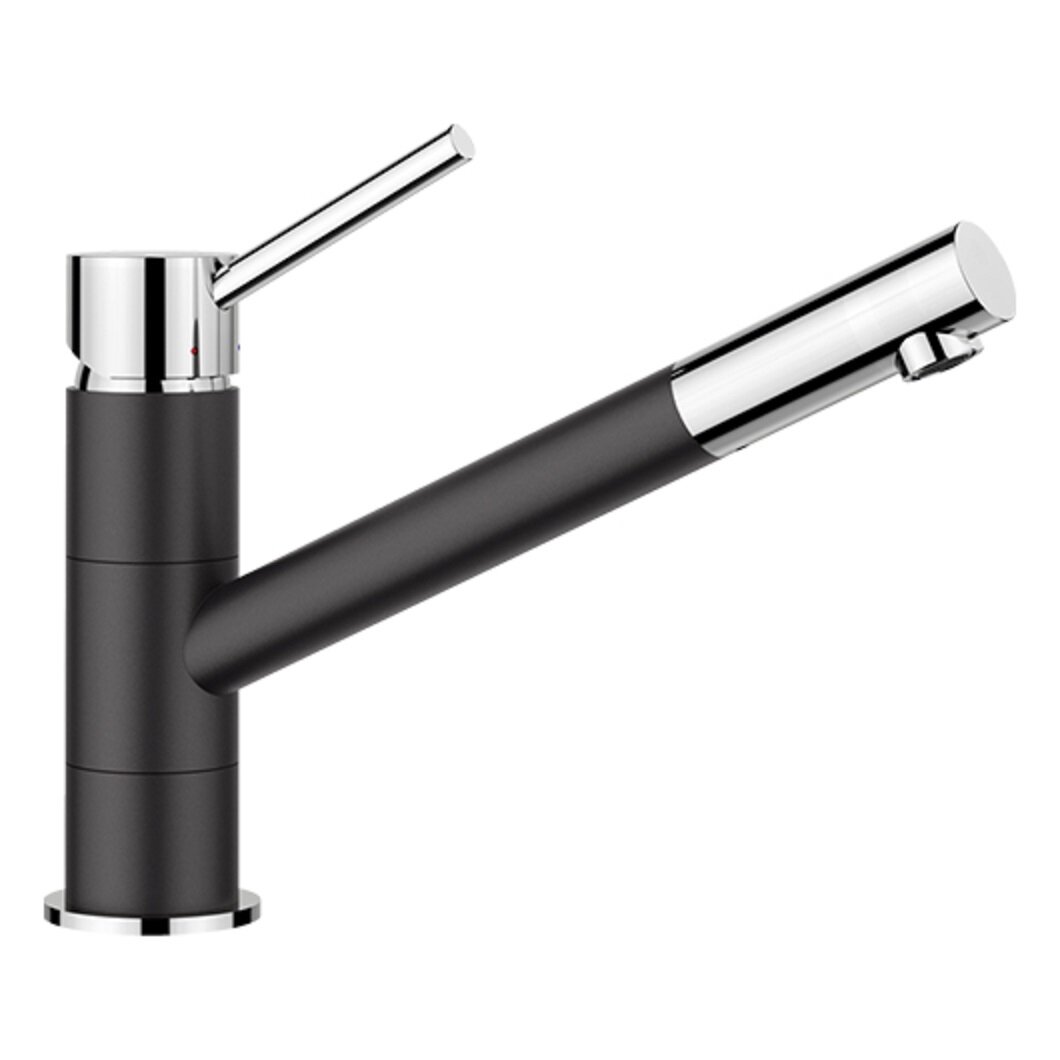 Смеситель для кухни Blanco KANO черный/хром арт. 526175