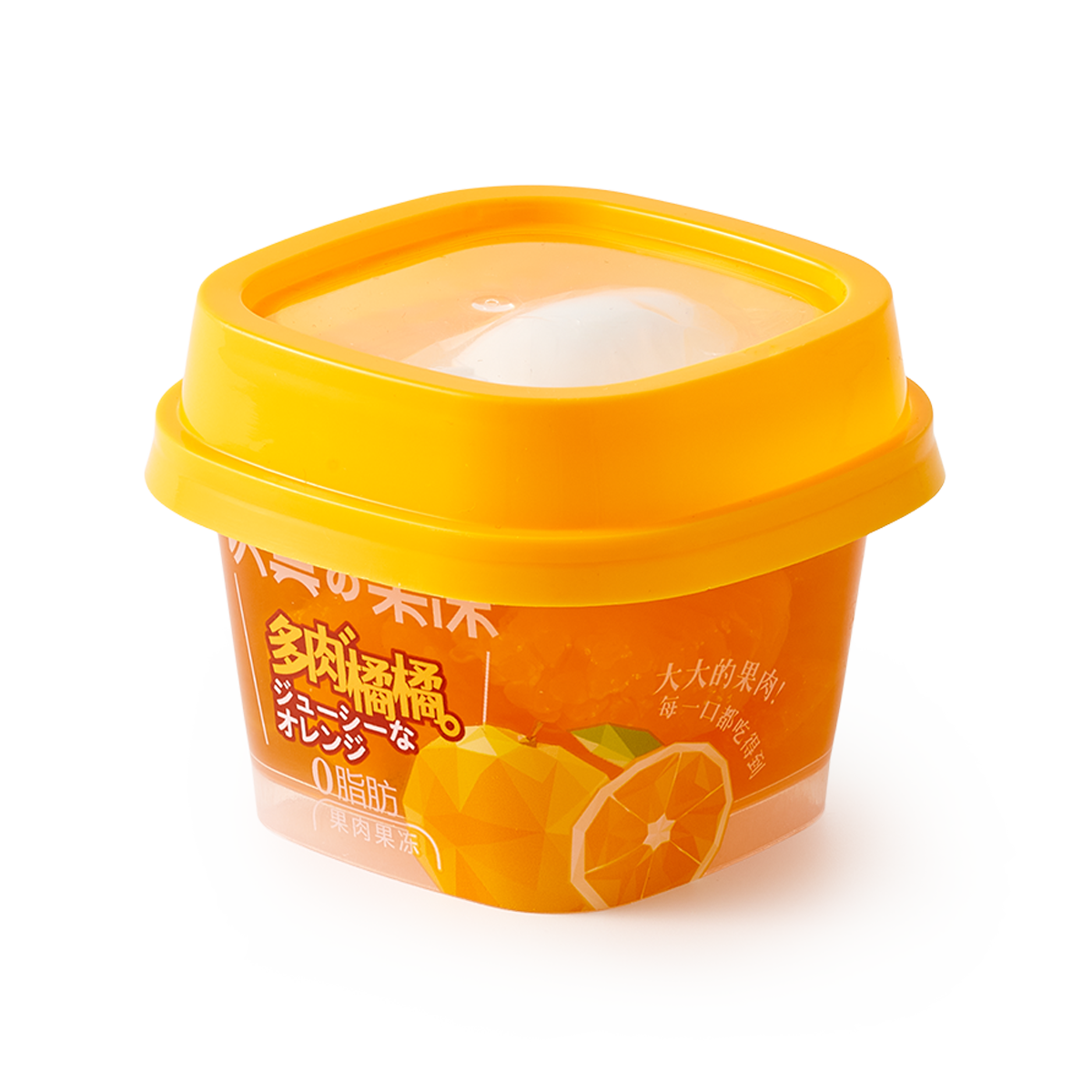 Желе Clever Mama "Сочный апельсин", порционное, в пластиковой банке, 1 шт