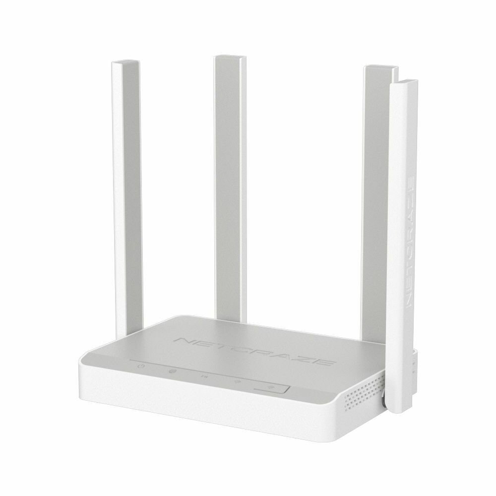 WiFi роутер с Mesh Wi-Fi 5 AC1200 и гигабитным коммутатором Netcraze Speedster (NC-3013)