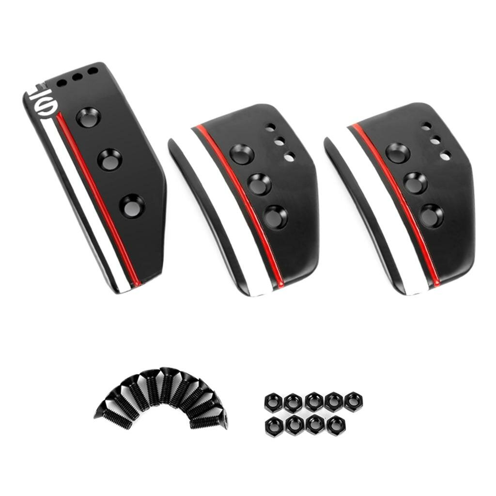 Модифицированная автомобильная нескользящая педаль газа, тормоза и сцепления-черный-механическая передача