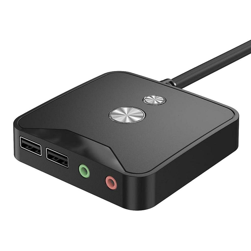 Кнопка включения ПК с двумя USB и аудиопортами, аудио интерфейса USB
