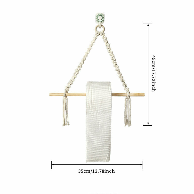 Ins Трансграничные скандинавские настенные деревянные палки бумажные полотенца держатель спальня декоративная гостиная