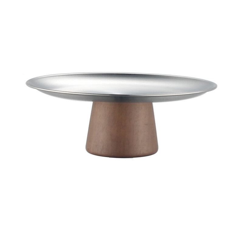 Французский стиль легкой роскоши, пылезащитная фруктовая тарелка, высокая тарелка для послеобеденного чая, десертная тарелка, домашний сладкий стол, закусочная тарелка, популярная обеденная тарелка