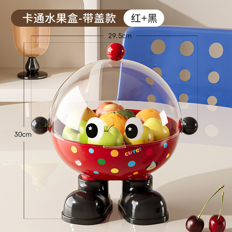 Новый стильный поднос для фруктов для домашнего использования, поднос для фруктов на журнальный столик в гостиной, изысканная и высококачественная миска для мытья овощей, креативный поднос большой вместимости для закусок и сухофруктов.