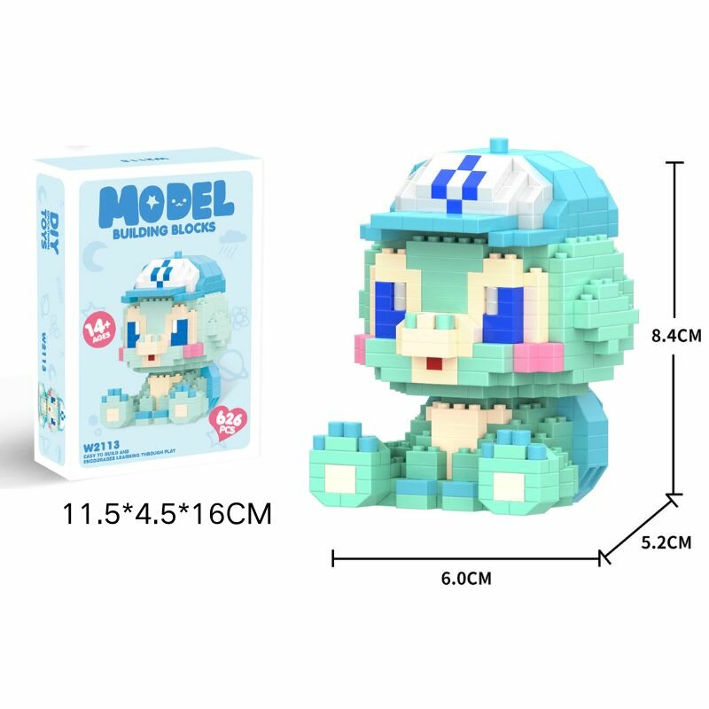 Мини-конструктор BRICKS, дополненная реальность, сборная модель, для малышей