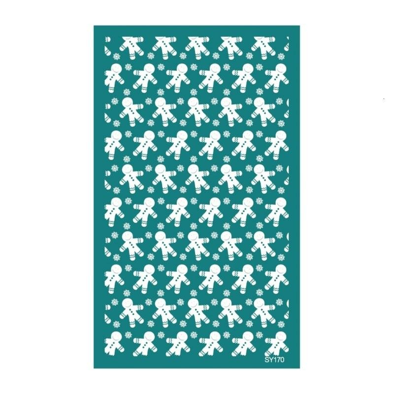 Трафареты для шелкографии на Новый год, SY170