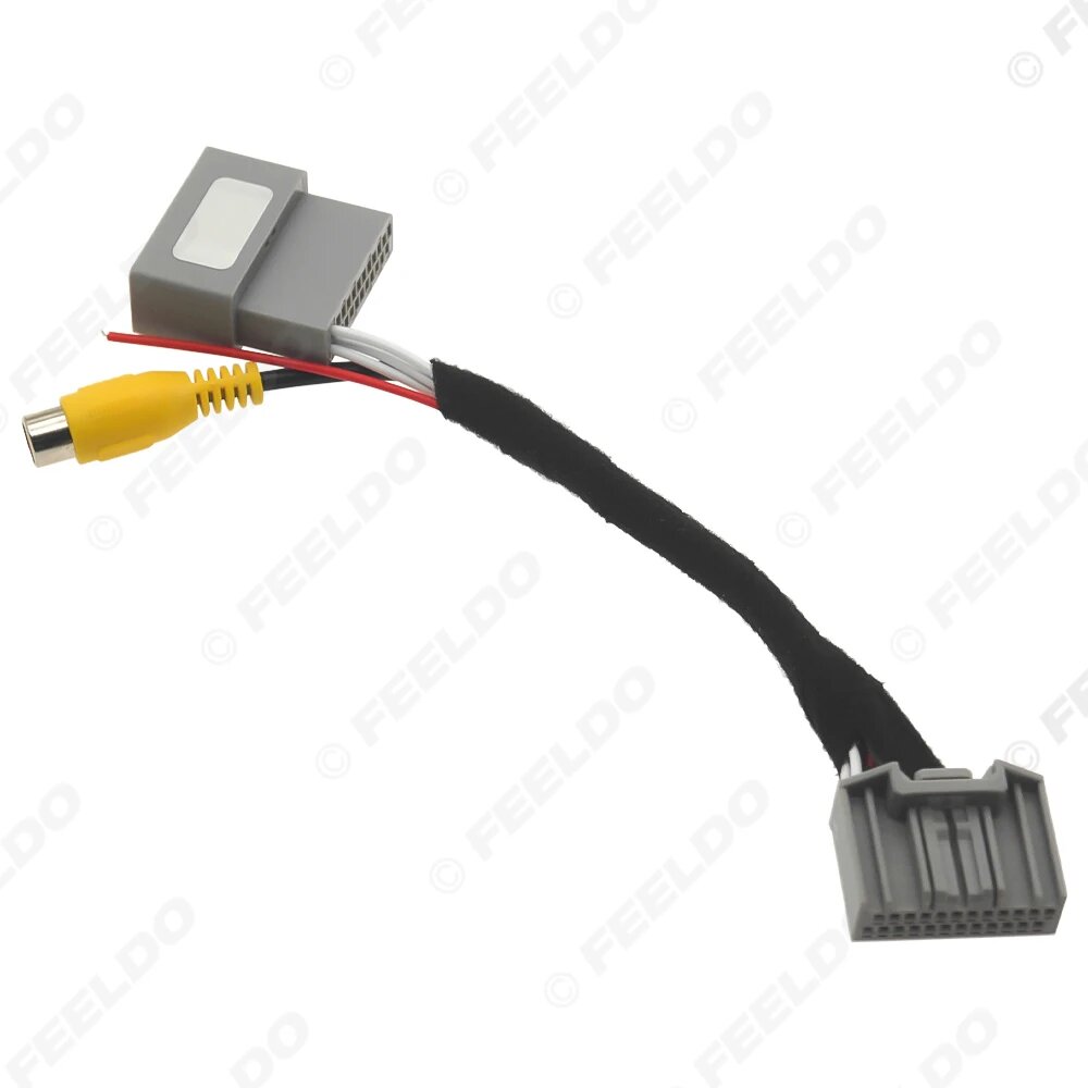 Для Honda серии автомобильная парковка задняя камера видеоразъем конвертер RCA кабель 24 контакта парковочный реверсивный провод адаптер для безопасности автомобиля