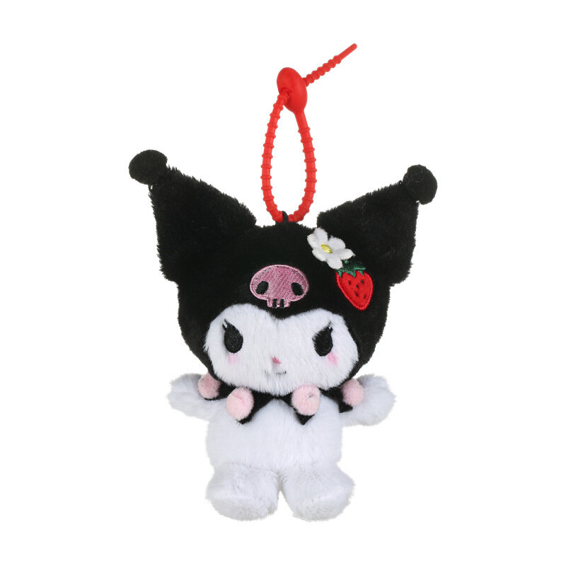 Официальный плюшевый брелок Sanrio Hello Kitty, My Melody, Kuromi, Cinnamoroll, Pochacco, милый мультяшный подвес