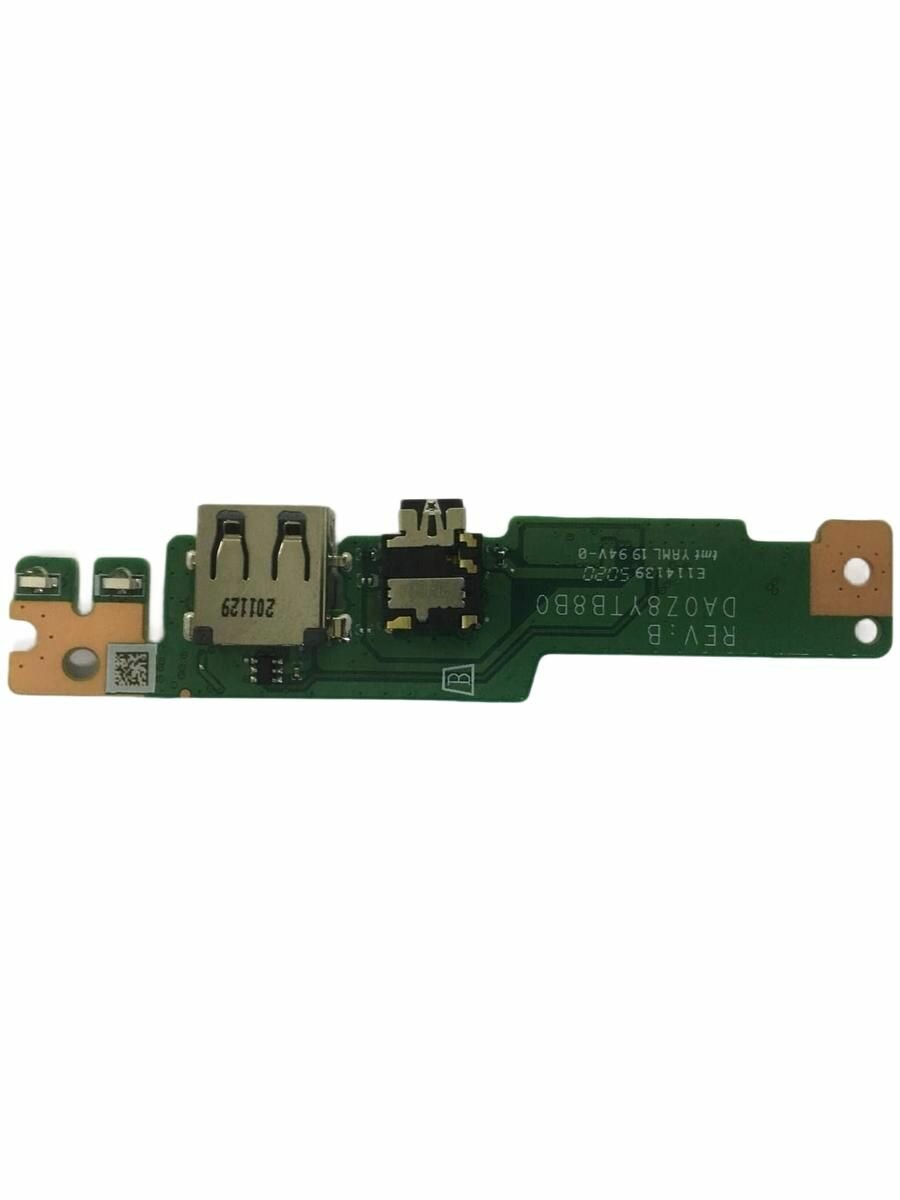 Плата USB с аудио разъемом DA0Z8YTB8B0 Rev: B для ноутбука Acer A114-33 / A114-35 55. A7WN7.001