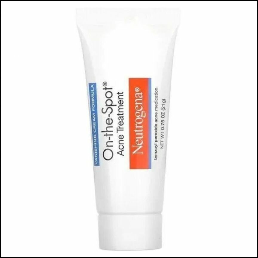 Эксклюзивное средство Neutrogena On the Spot с 25 бензоилом для ухода за кожей против акне 21 г