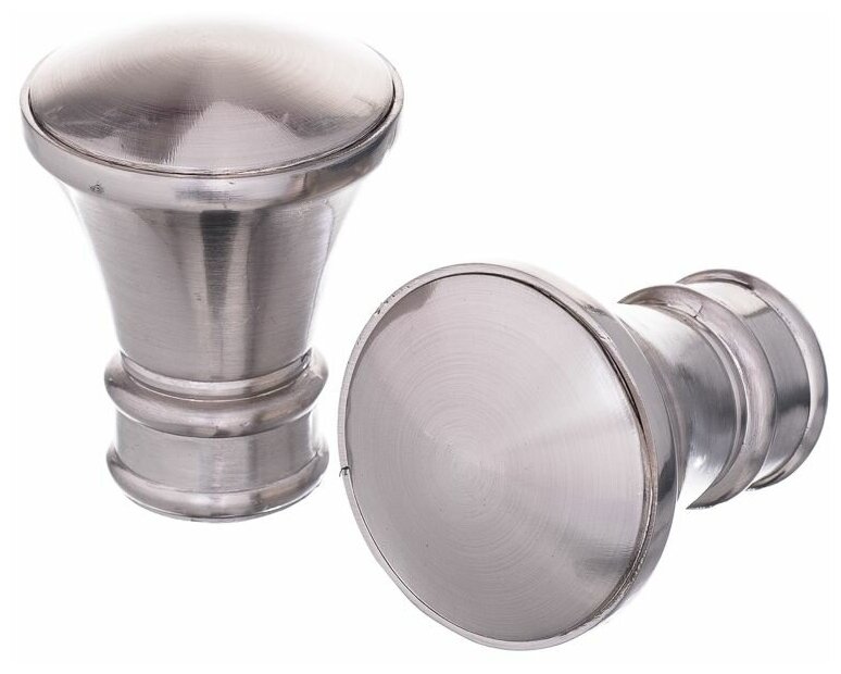 Наконечники для карниза OLEXDECO «Луксор» для труб диаметром 25 мм. Нержавеющая сталь