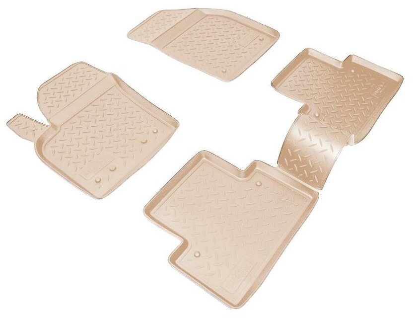 Коврики салона volvo s40 (2007) бежевый npl-po-96-41-b