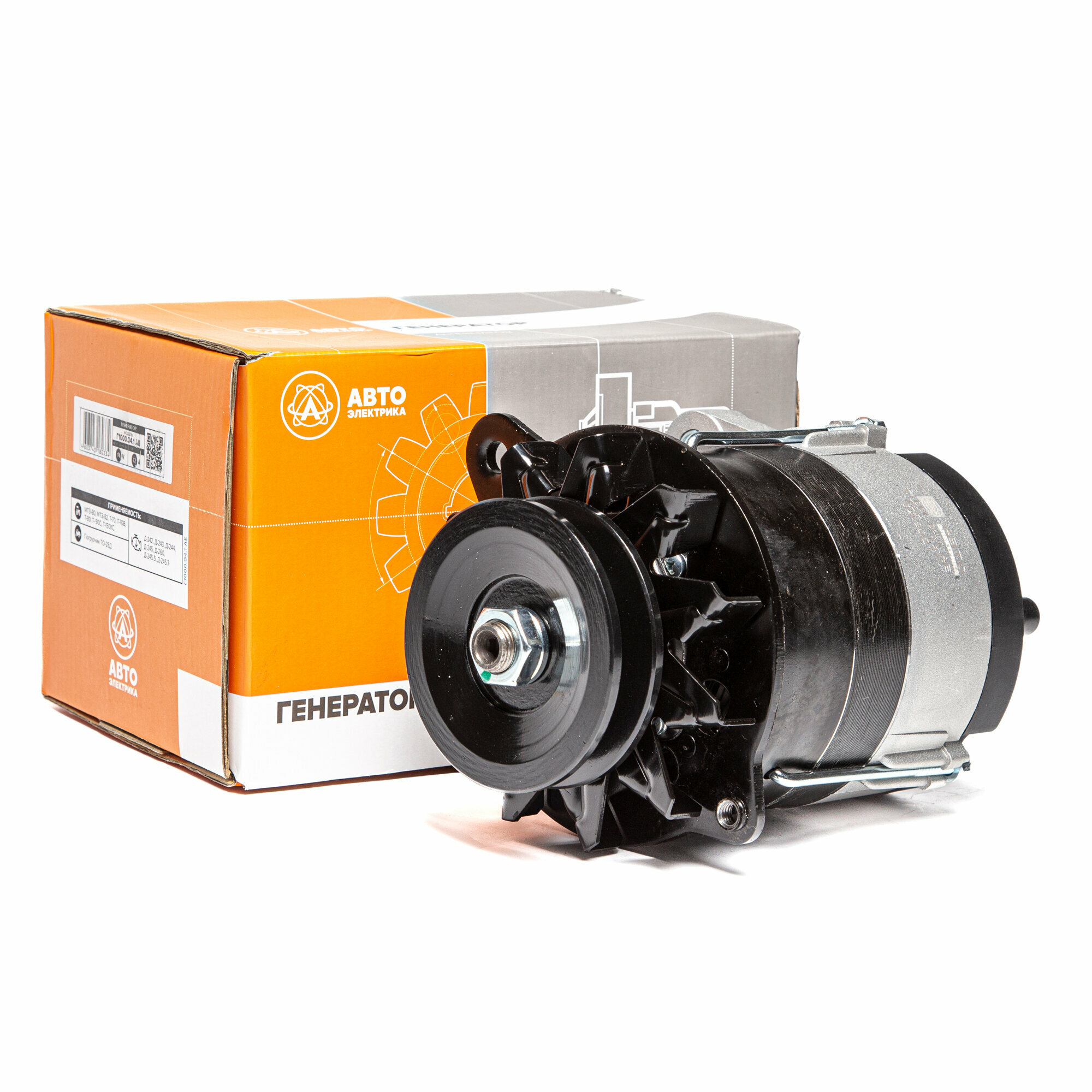 Генератор, МТЗ, КТЗ, дв ММЗ, 14В, 72А 1-ручьевой для МТЗ 1221 80 82 Т 70 70В Т90С КСК 150 ТО 28 150КС арт 1000041AE АвтоЭлектрика