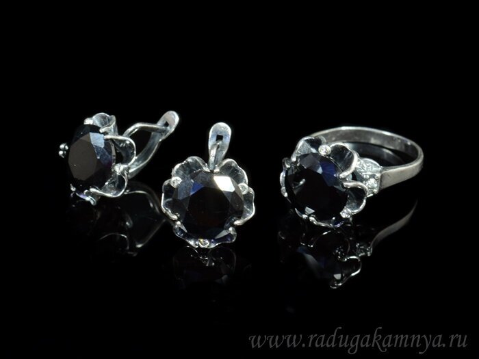 Серьги, циркон