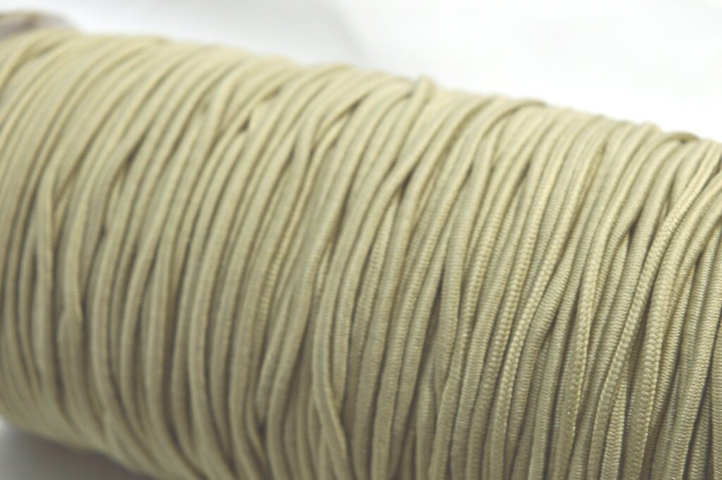 Резинка шляпная 2,5 мм №308 бежевый (уп. 5 +-0,5 м)ProKnopka