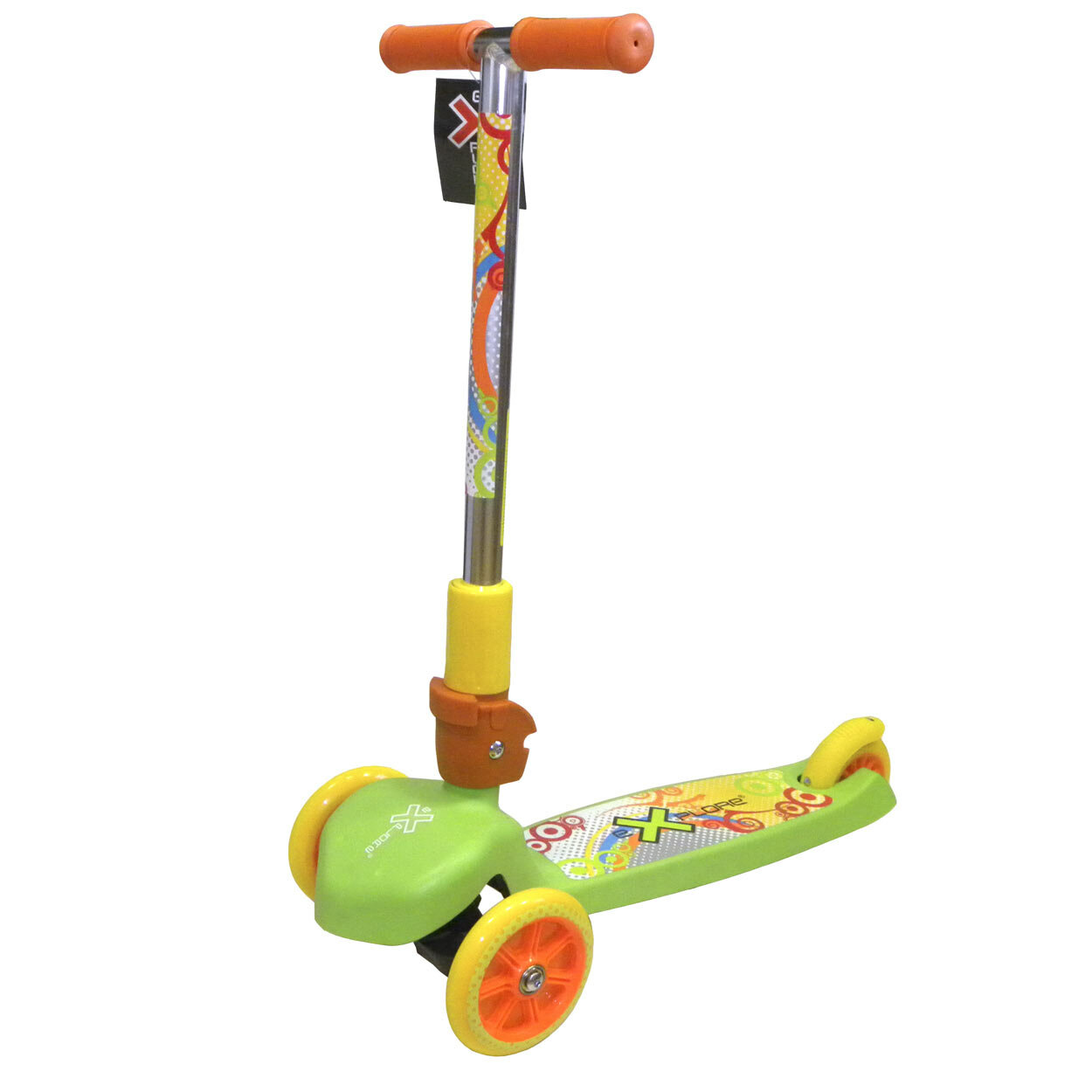 Самокат детский (кикборд) Explore Super Tredia трехколесный. Green.