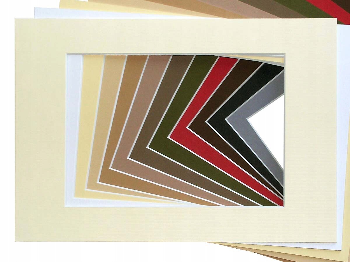 Паспарту Лён Формат а4 под А5, упаковка 10 штук