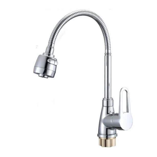 Смеситель для кухни с гибким изливом Potato (Потато) P36270N хром