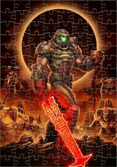 Пазл Doom/ Дум №1, А3