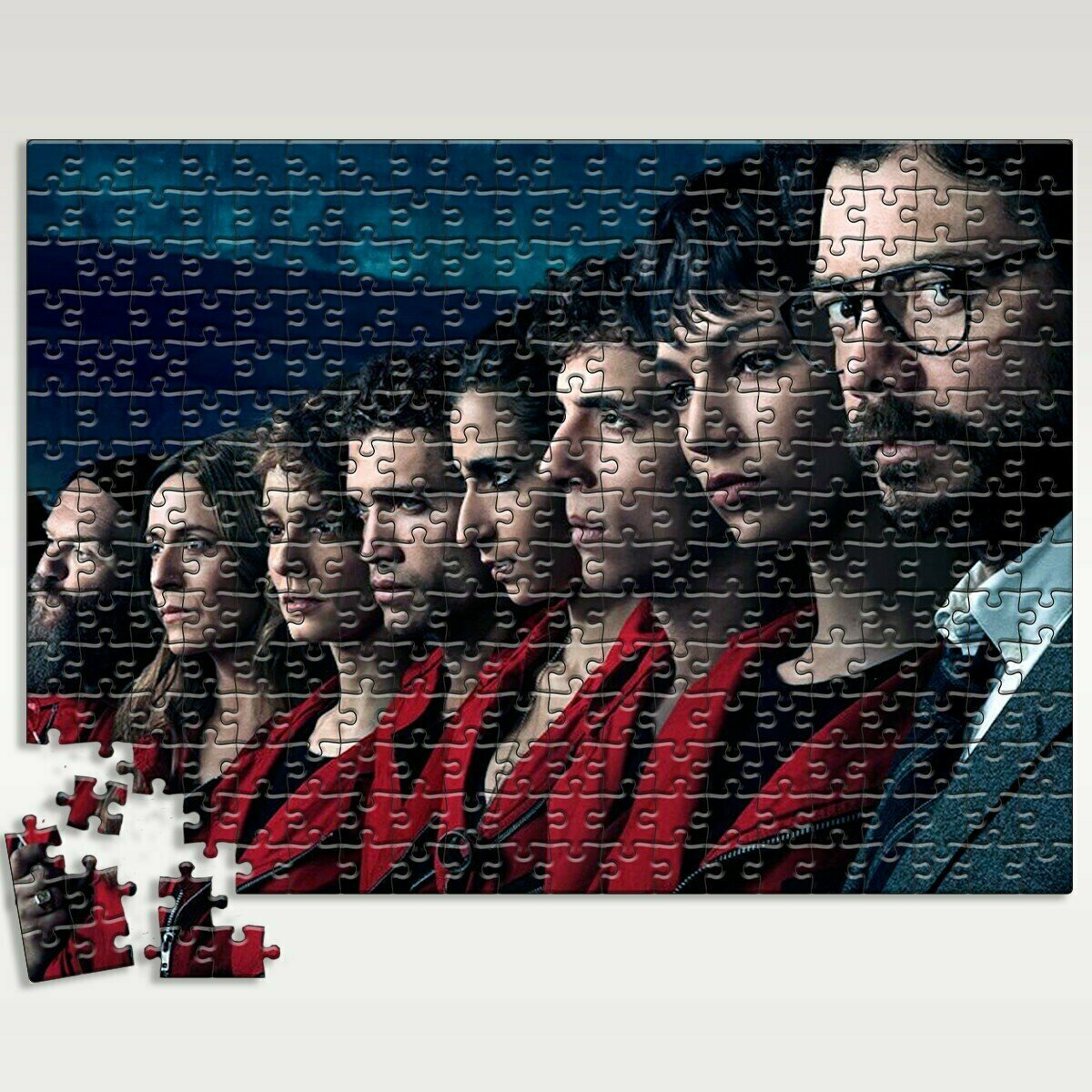Пазл картонный А3: модель Сериал Бумажный Дом - 7942