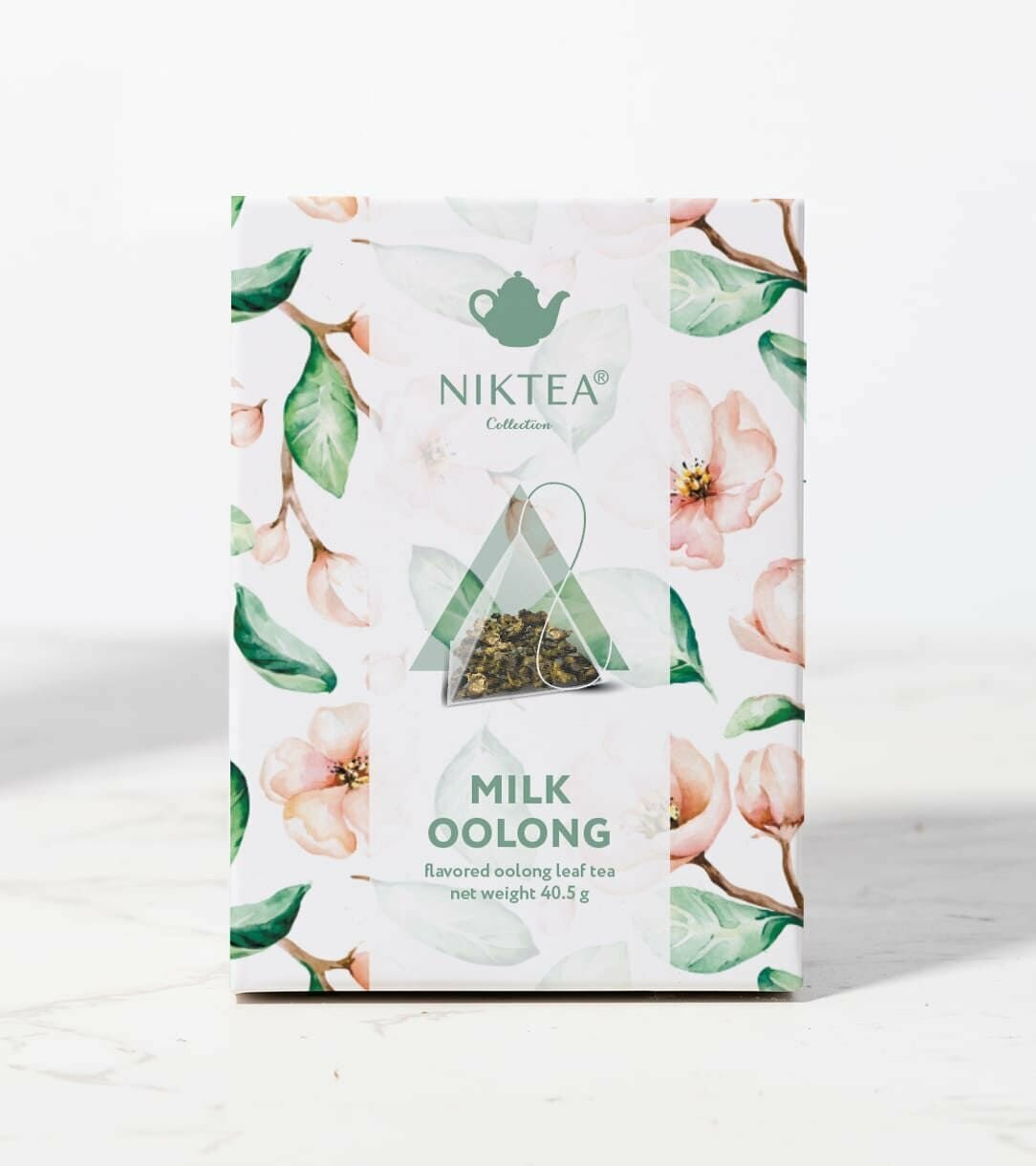 Чай NIKTEA "Milk Oolong", в пирамидках, в картонной коробке, 60 г