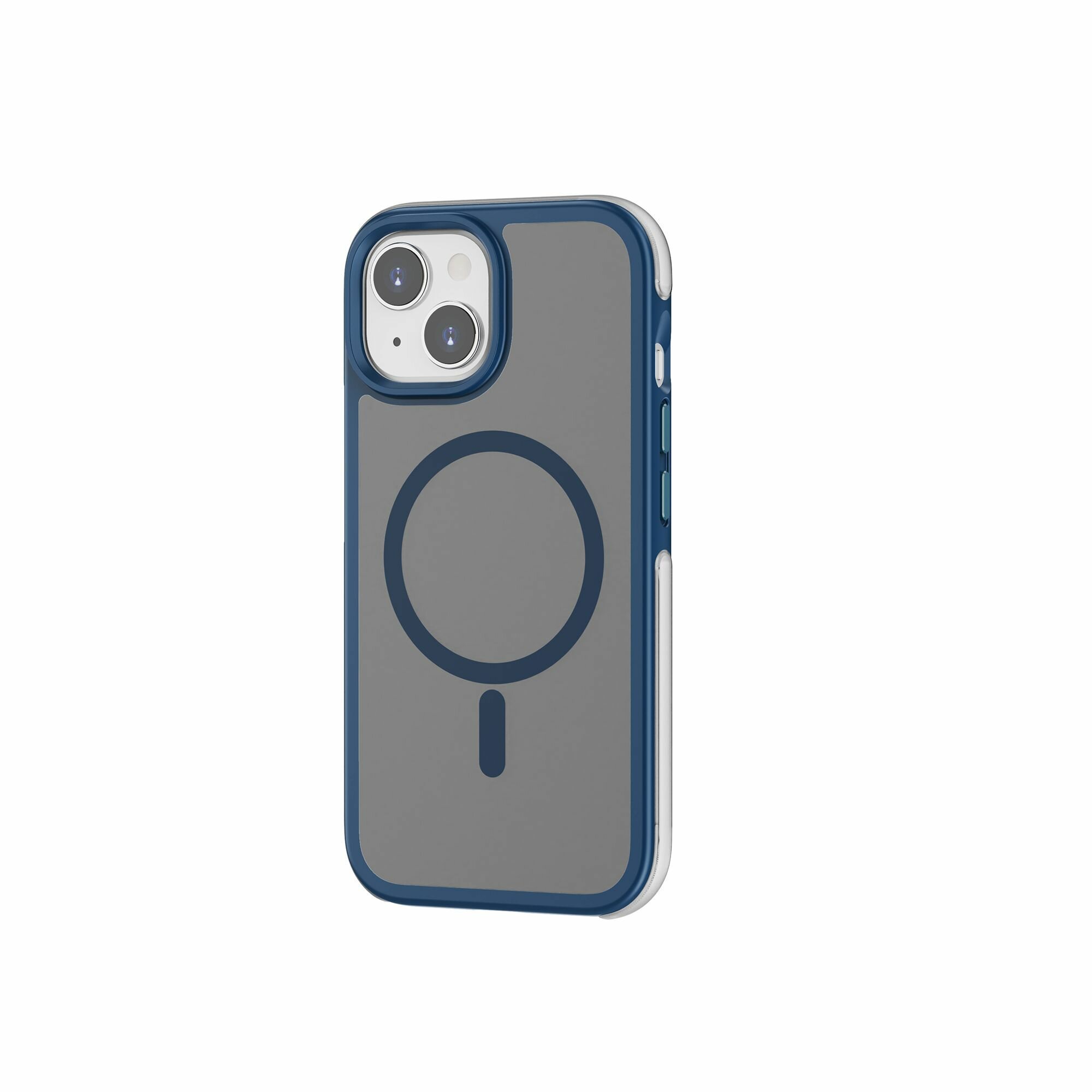 Чехол с MagSafe WIWU Air Shield Phone Case for iPhone 15 Plus 6.7" ZKK-012 (Blue)
