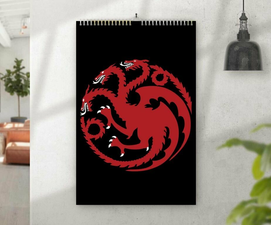 Перекидной календарь Дом Дракона, House of the Dragon №20, А3