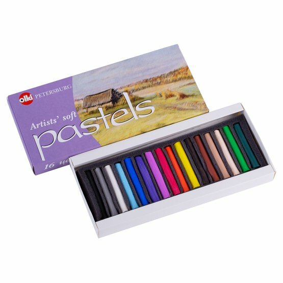 Пастель 16 цветов "Ассорти" № 13