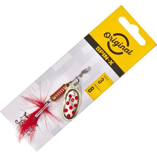 Блесна вертушка Lucky John SPIN X ROUND 03 8,0г GR