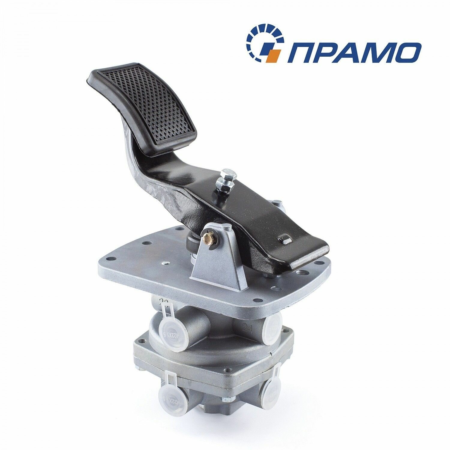 Кран тормозной главный КАМАЗ-евро, МАЗ Н/О в сборе с педалью "прамо", 5320-3514108