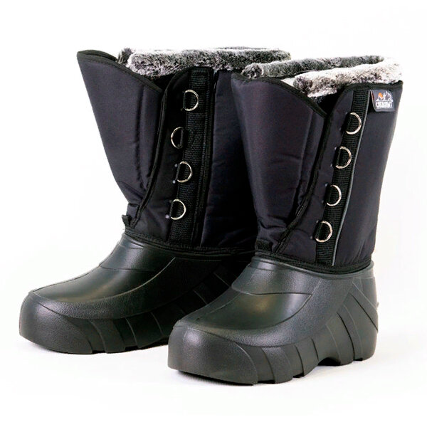 Сапоги-дутики мужские на шнуровке Следопыт, ЭВА, 4-х слойный меховой вкладыш, -50°С (Черный), 41