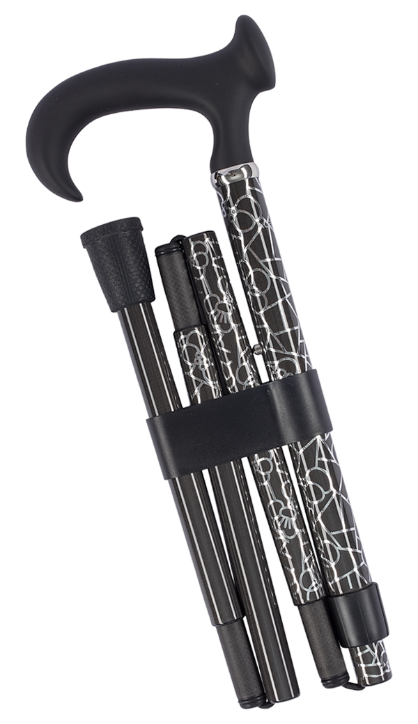 Трость карбоновая 22-35, Бренд Limeda, Рукоятка Дерби