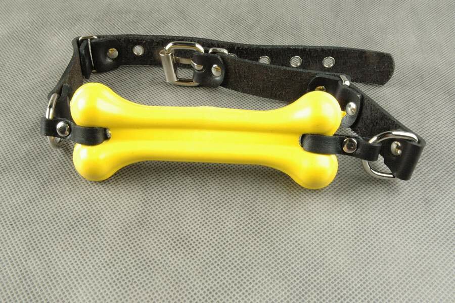 Трензель «Боун» жёлтый