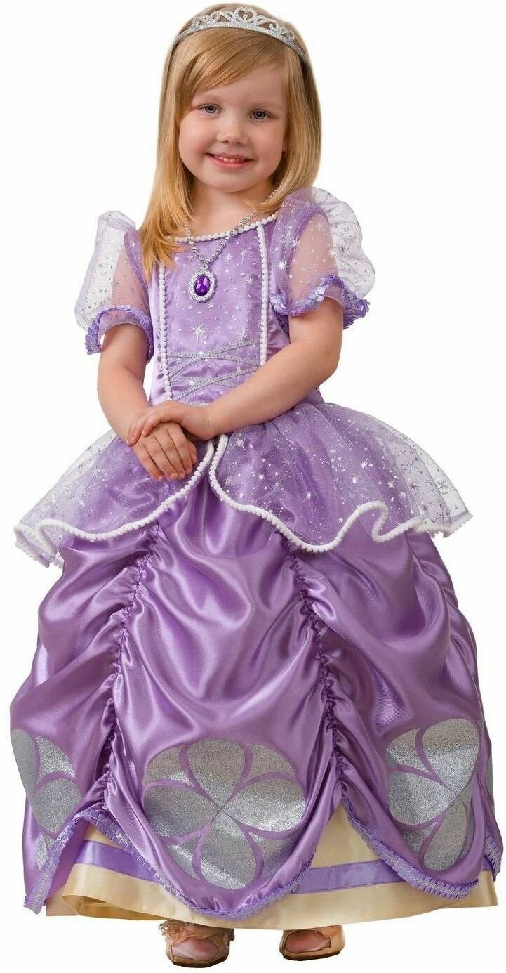 Карнавальный костюм для девочек "Костюм София Прекрасная (7067), размер 116, цвет мультиколор, бренд Батик