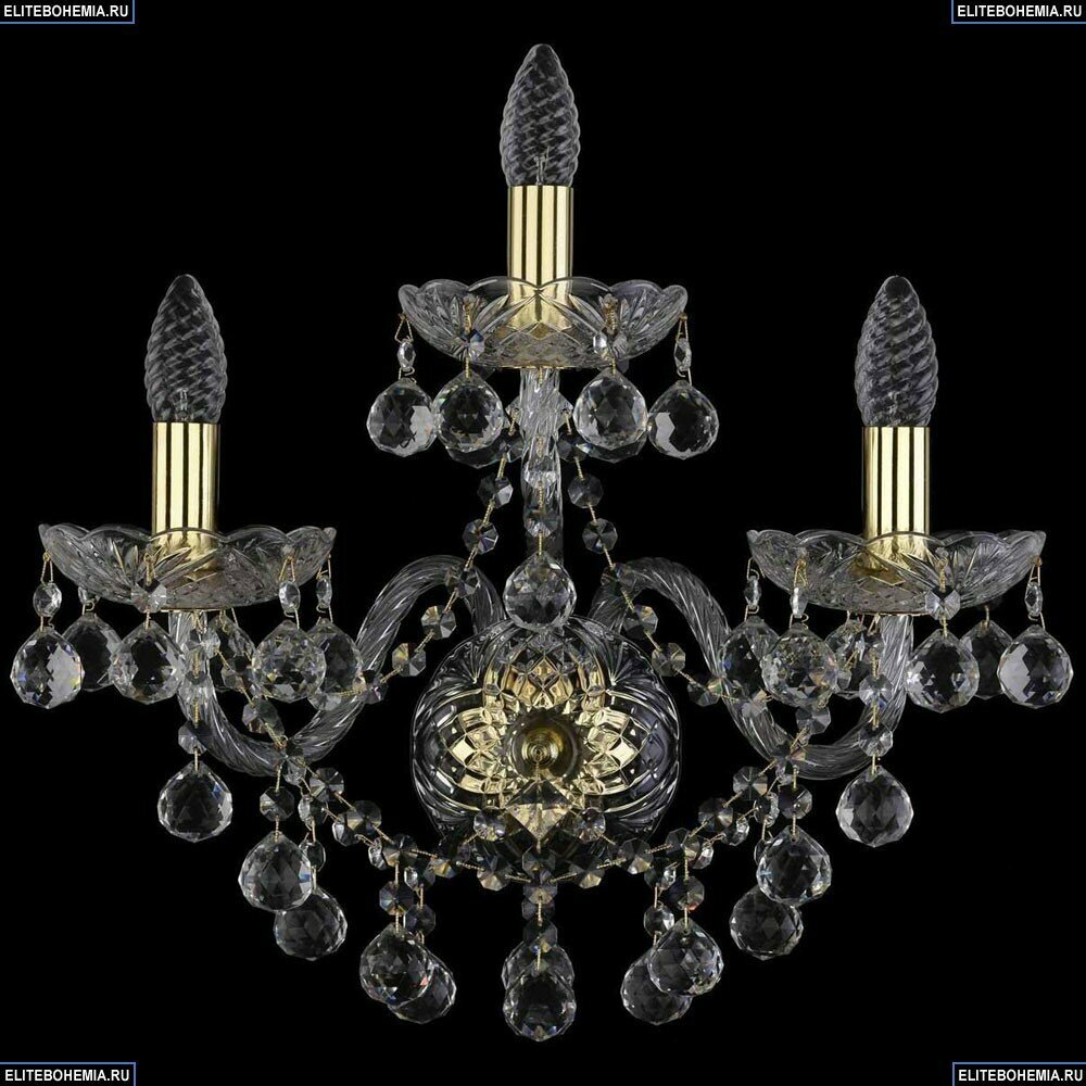 1409B/2+1/195/XL/G Хрустальное бра Bohemia Ivele Crystal