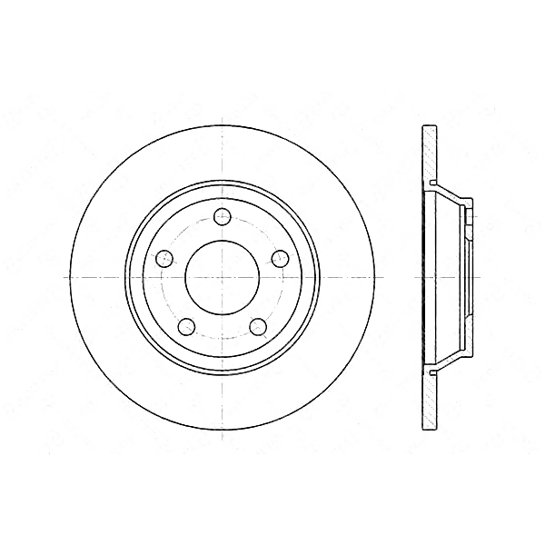 STELLOX 6020-4745-SX (23-0392 / 230392 / 4164210412) диск тормозной передний\ Audi (Ауди) a4 1.6 / 1.9tdi (Комплект 2 штуки)