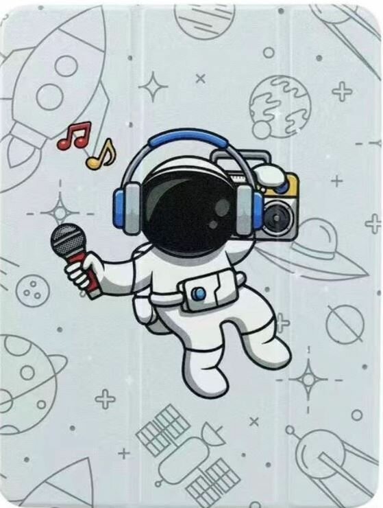 Чехол для Huawei Matepad SE / Хуавей Матепад Се 11 дюйма, 2024 года, космонавтик (с отсеком для стилуса)