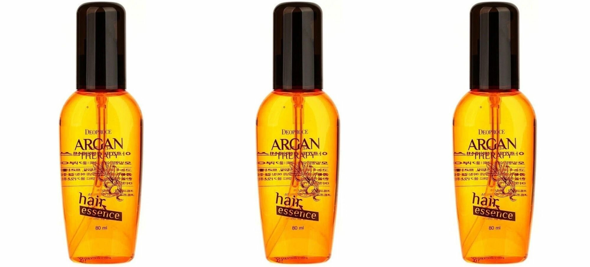 DEOPROCE Эссенция для волос с аргановым маслом, 80 мл, 3 шт