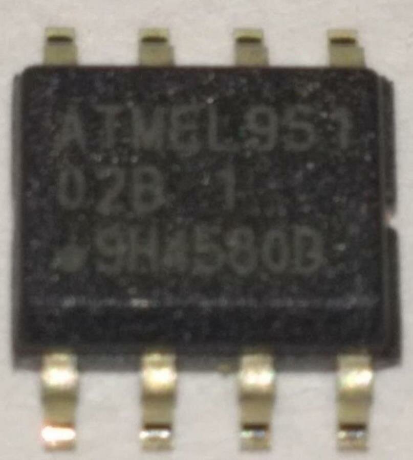 ATMEL951 (1103-001223A) IC-EEPROM 24C16, 216Kbit, 2Kx8, SOP, 8P, 5x4mm