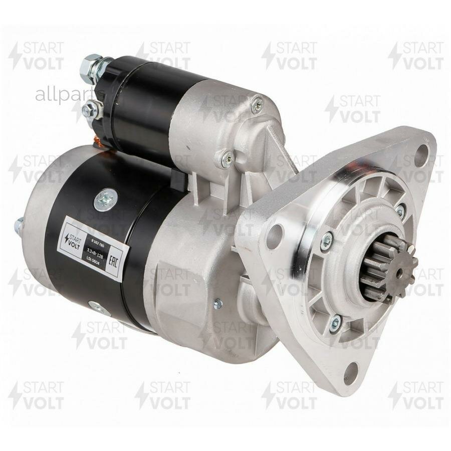 STARTVOLT LST 0604 Стартер для с/т МТЗ-80/82/ГАЗ/ПАЗ с дв. ММЗ-Д240/245/260 12В 3,2кВт STARTVOLT LSt 0604